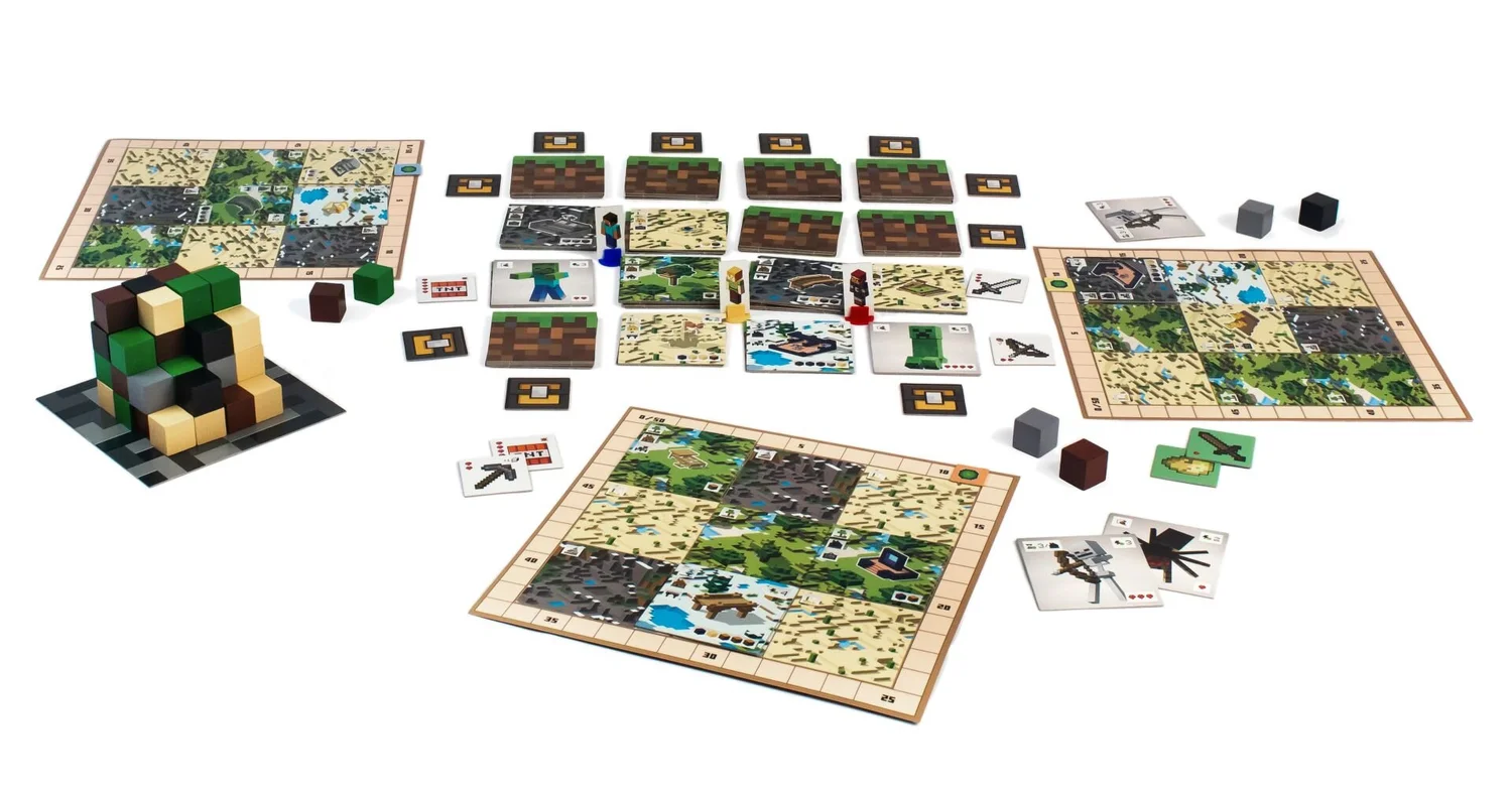 MINECRAFT: BUILDERS & BIOMES is a New MINECRAFT Board Game — GeekTyrant