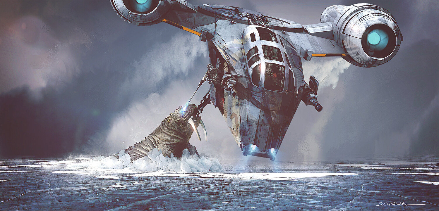 Collection of Beautiful Concept Art For THE MANDALORIAN — GeekTyrant