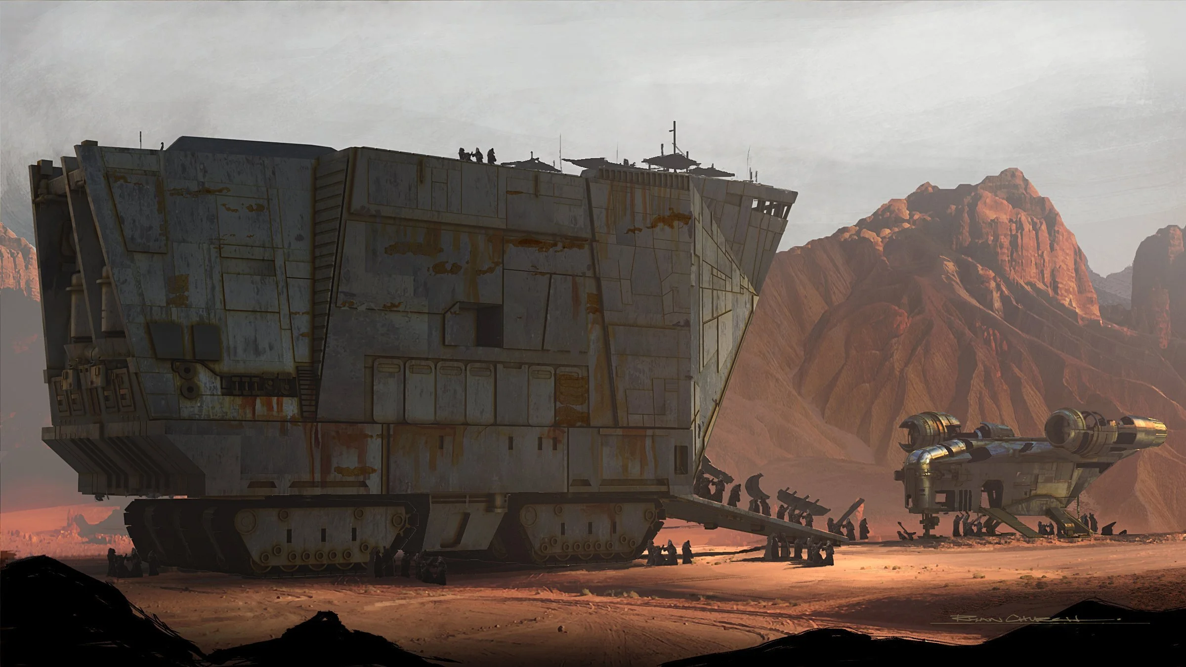 Collection of Beautiful Concept Art For THE MANDALORIAN — GeekTyrant