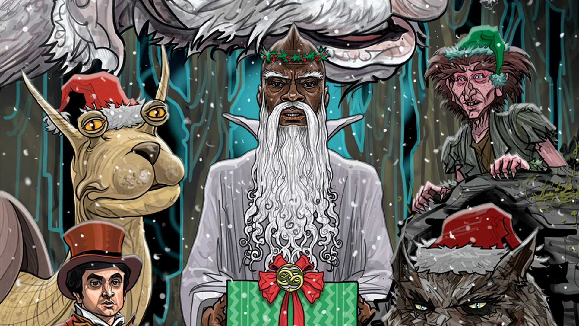 Cool New Geek Culture Christmas Cards Feature THE NEVERENDING STORY ...