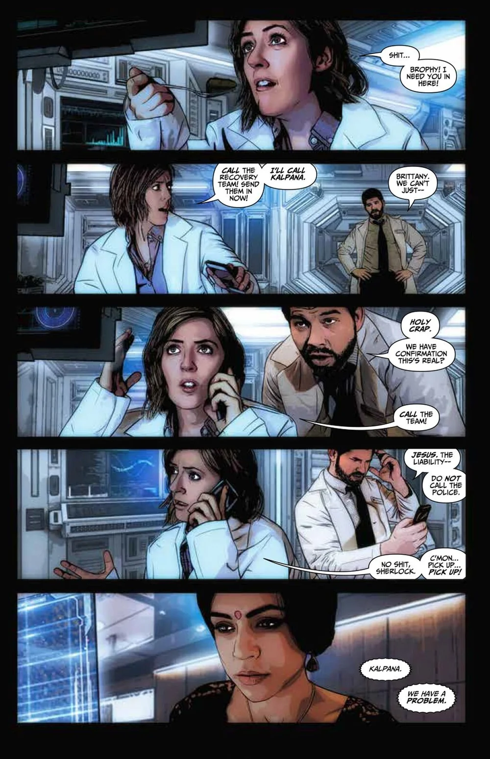 Check Out This Preview for a Sci-Fi Horror Comic Titled HA.I.LEY from ...