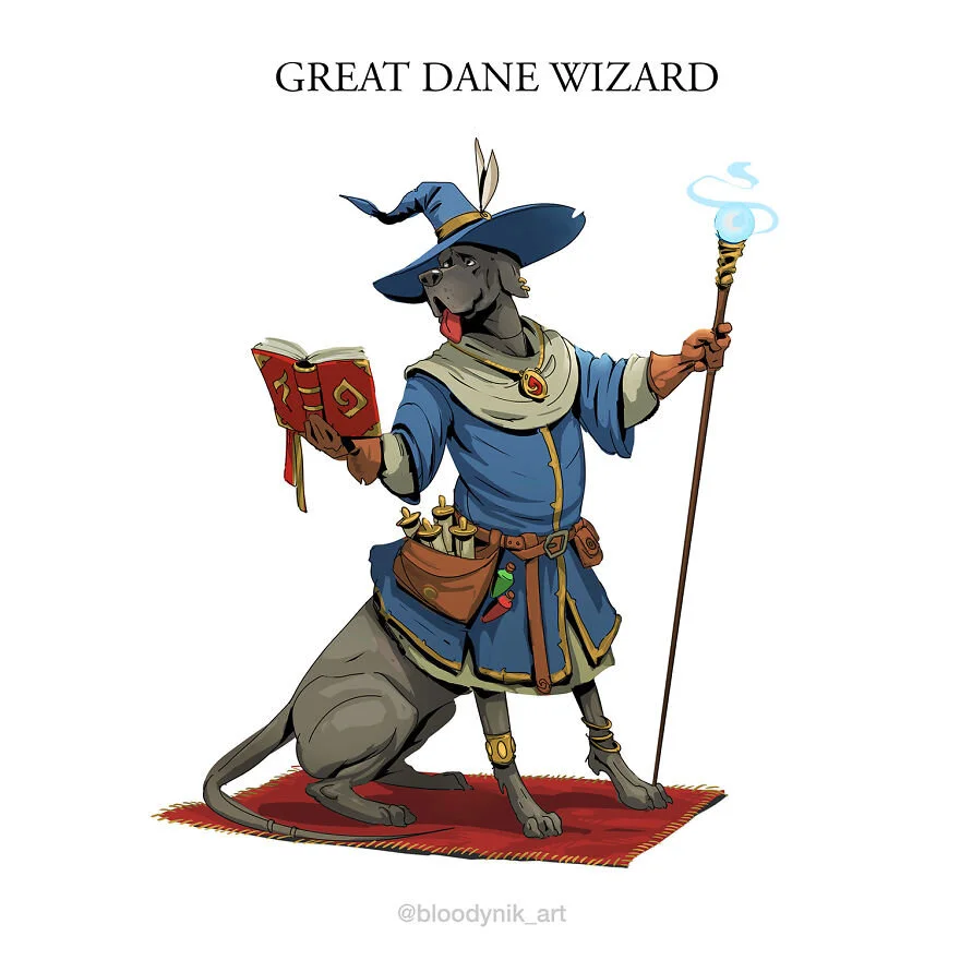 Cool Battledogs Art Series Shows Dogs as Badass Medieval Fantasy ...