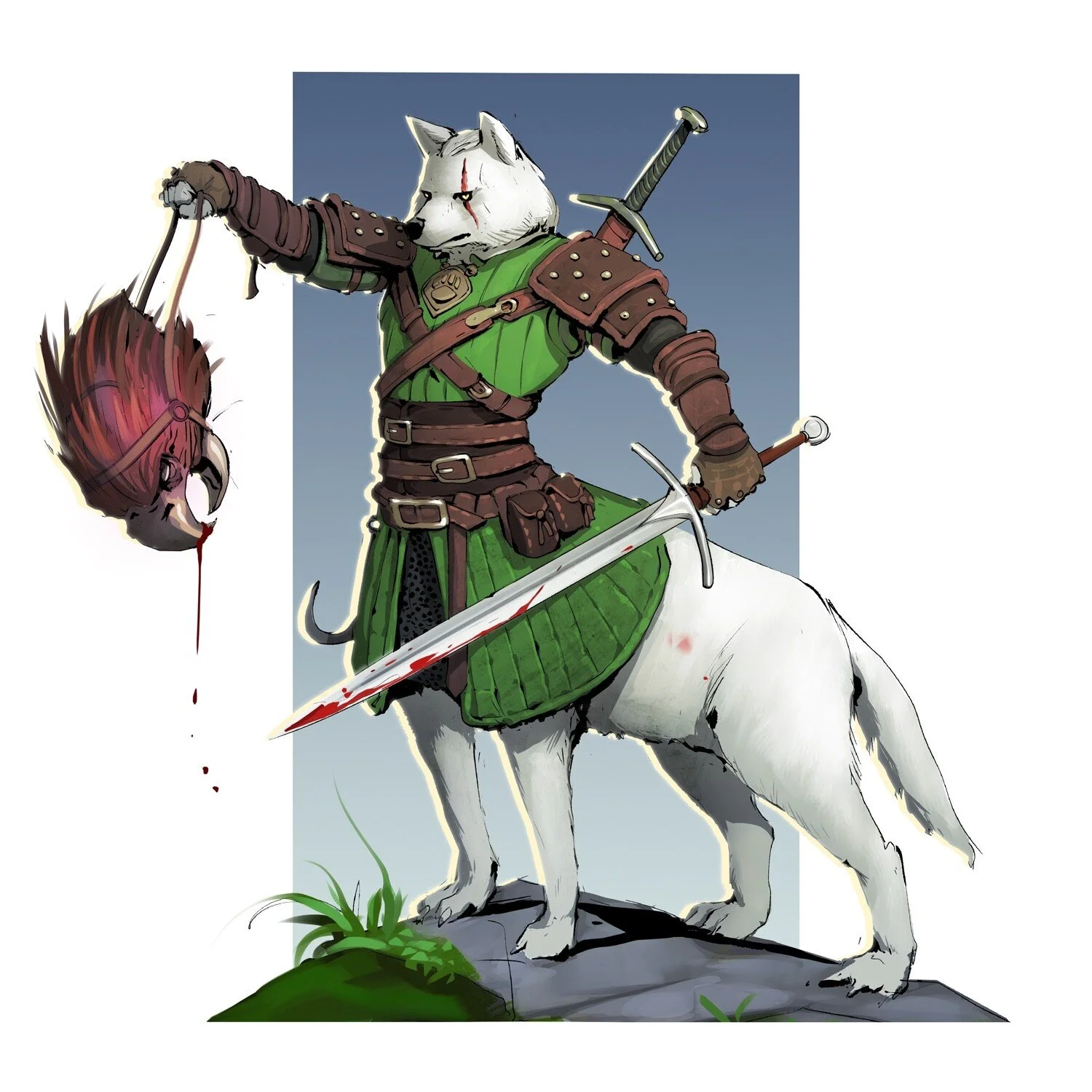 Cool Battledogs Art Series Shows Dogs as Badass Medieval Fantasy ...