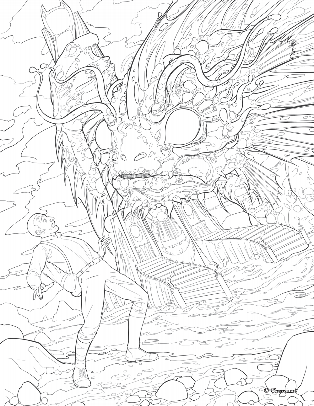 Enjoy This Fantastic and Free CALL OF CTHULHU Coloring Book — GeekTyrant