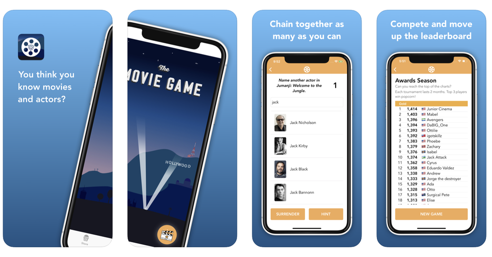 Do You Think You Know Movies and Actors? Check Out THE MOVIE GAME App ...