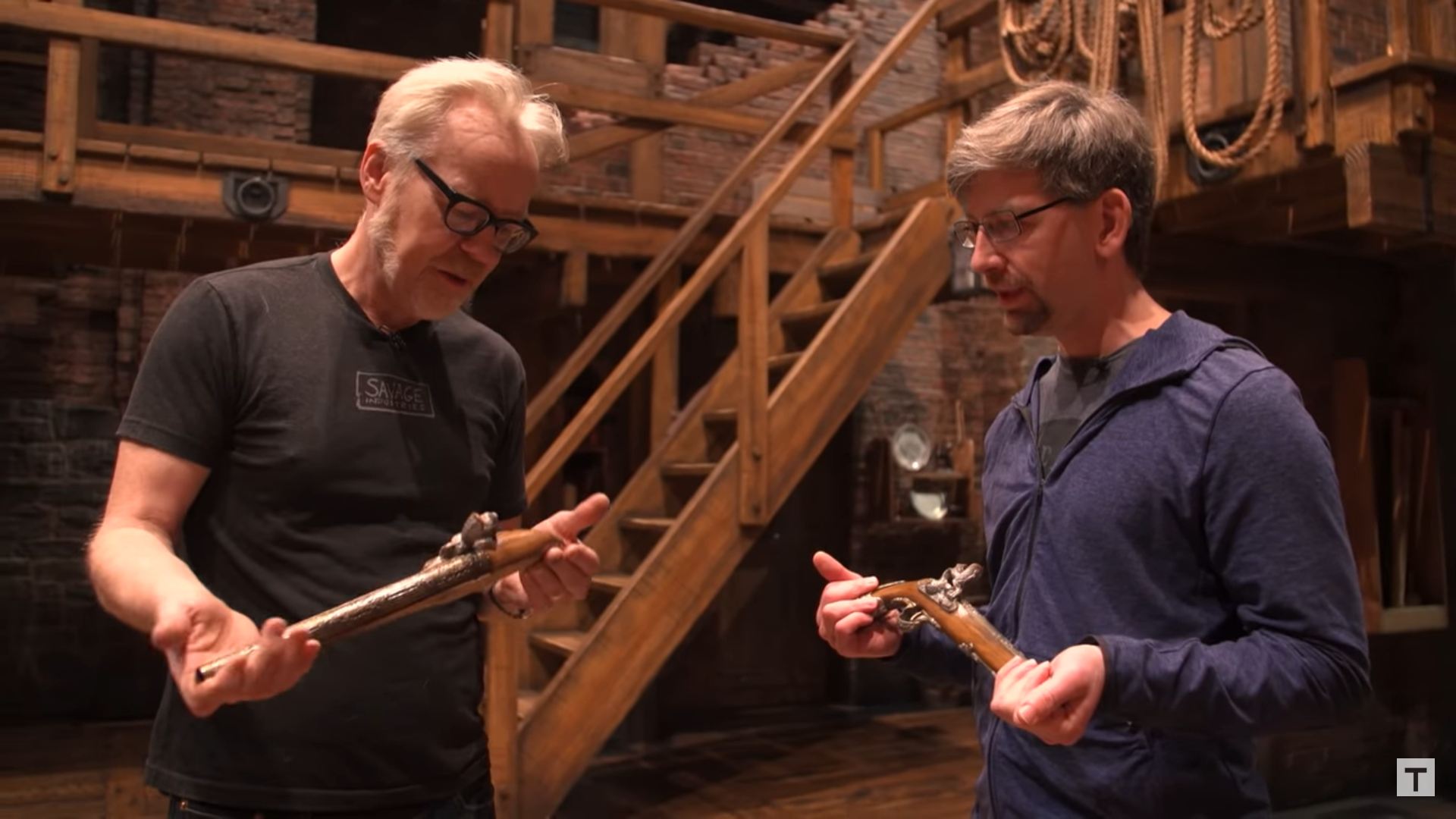Watch Adam Savage Examine the Props of HAMILTON — GeekTyrant