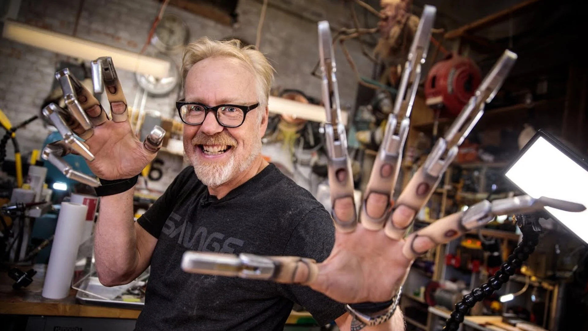 Adam Savage Shows Off His New Mechanical Claws — GeekTyrant
