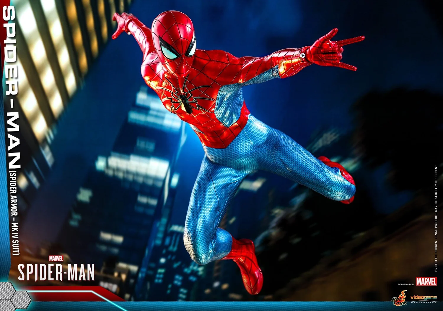 New SPIDER-MAN MK IV Spider Armor Suit Action Figure Swings Into Hot ...