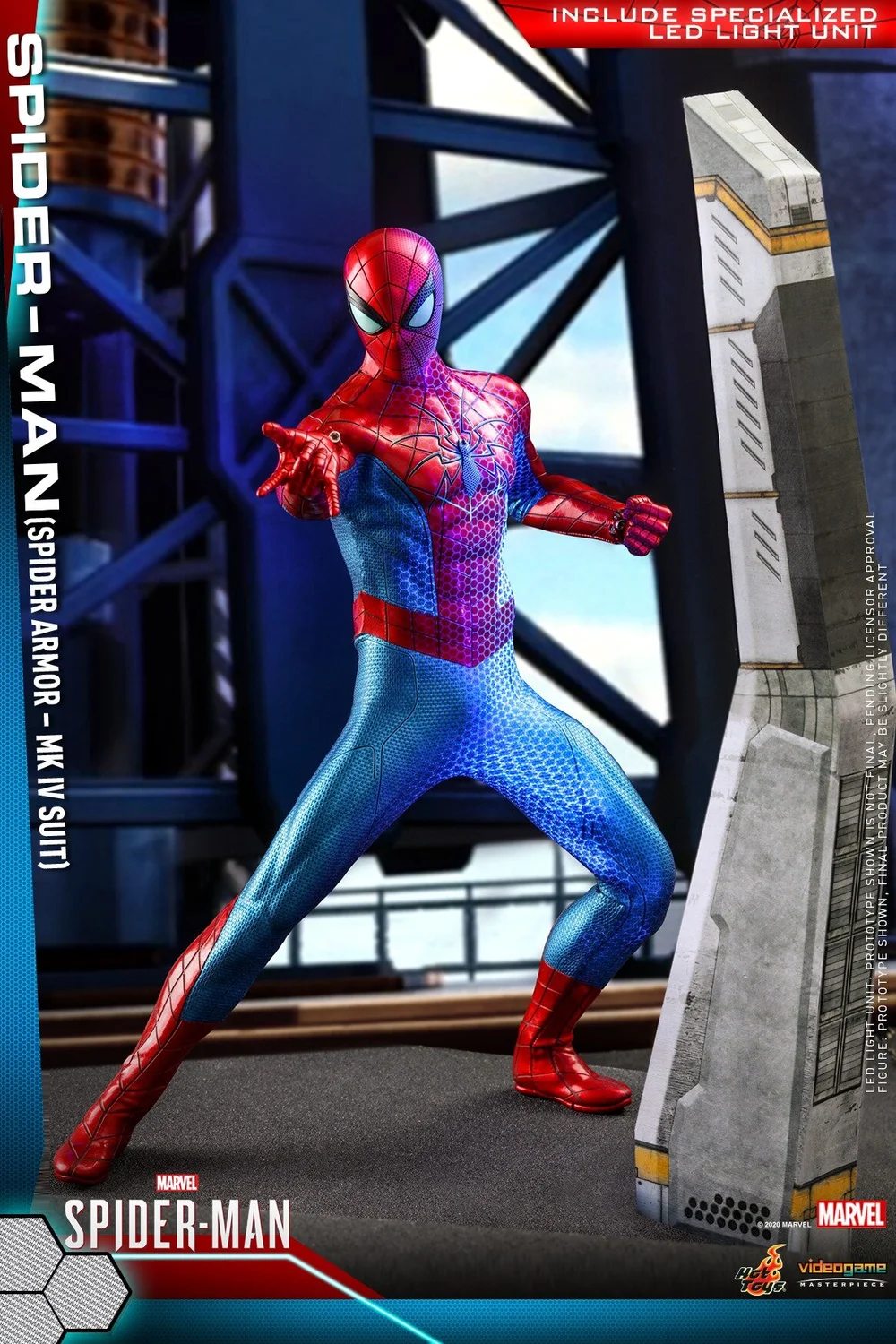 New SPIDER-MAN MK IV Spider Armor Suit Action Figure Swings Into Hot ...