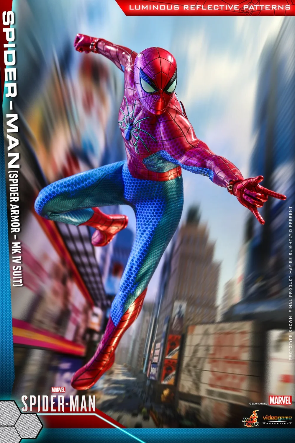 New SPIDER-MAN MK IV Spider Armor Suit Action Figure Swings Into Hot ...