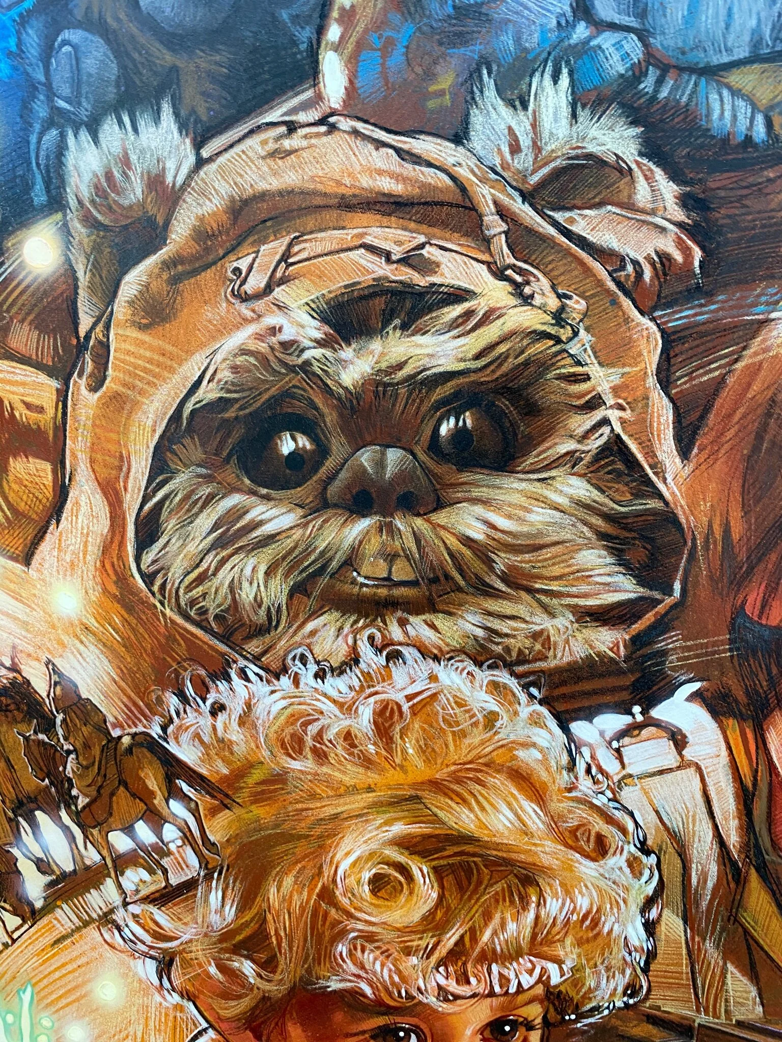 STAR WARS Poster Artist Drew Struzan Shares Original Art For THE EWOK ...
