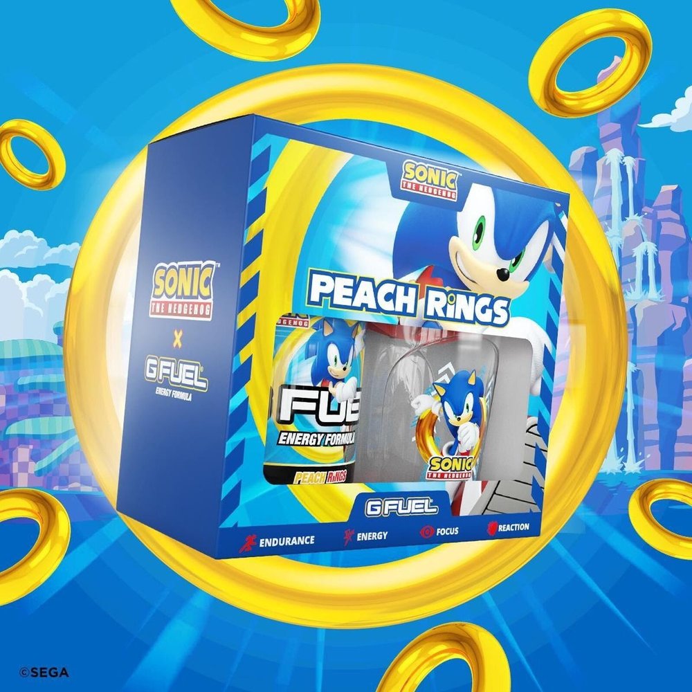Sonic the Hedgehog is Getting an Official Energy Drink — GeekTyrant
