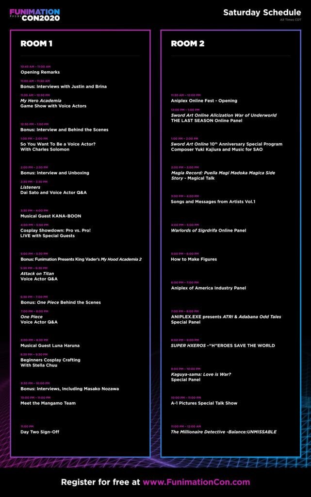 Full Schedule for FunimationCon Revealed with Premieres of FIRE FORCE ...