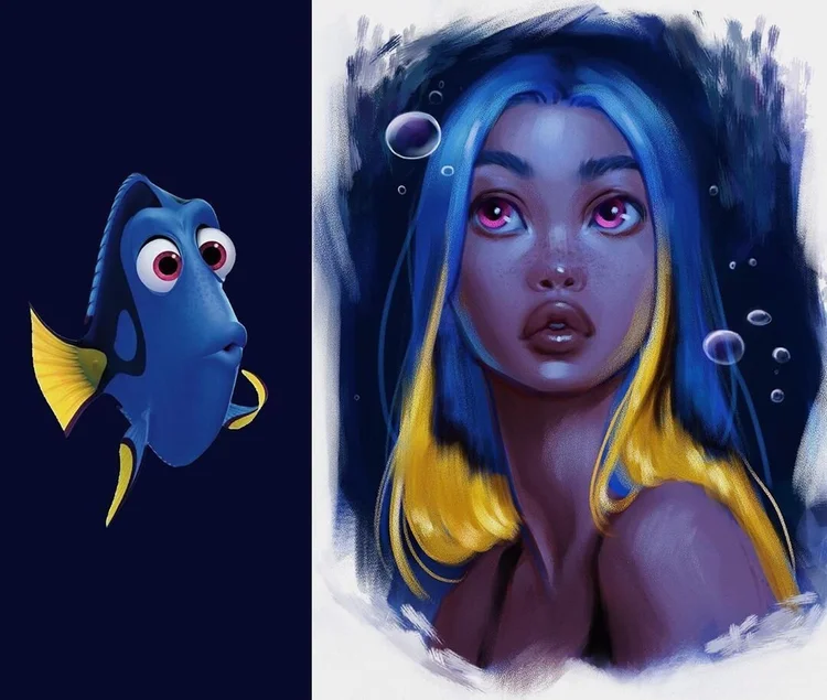 Disney Fan Art Reimagines Some Animal Characters as Humans — GeekTyrant