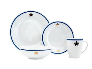 Dine Like a Starfleet Admiral with the STAR TREK Dinnerware Set from ...