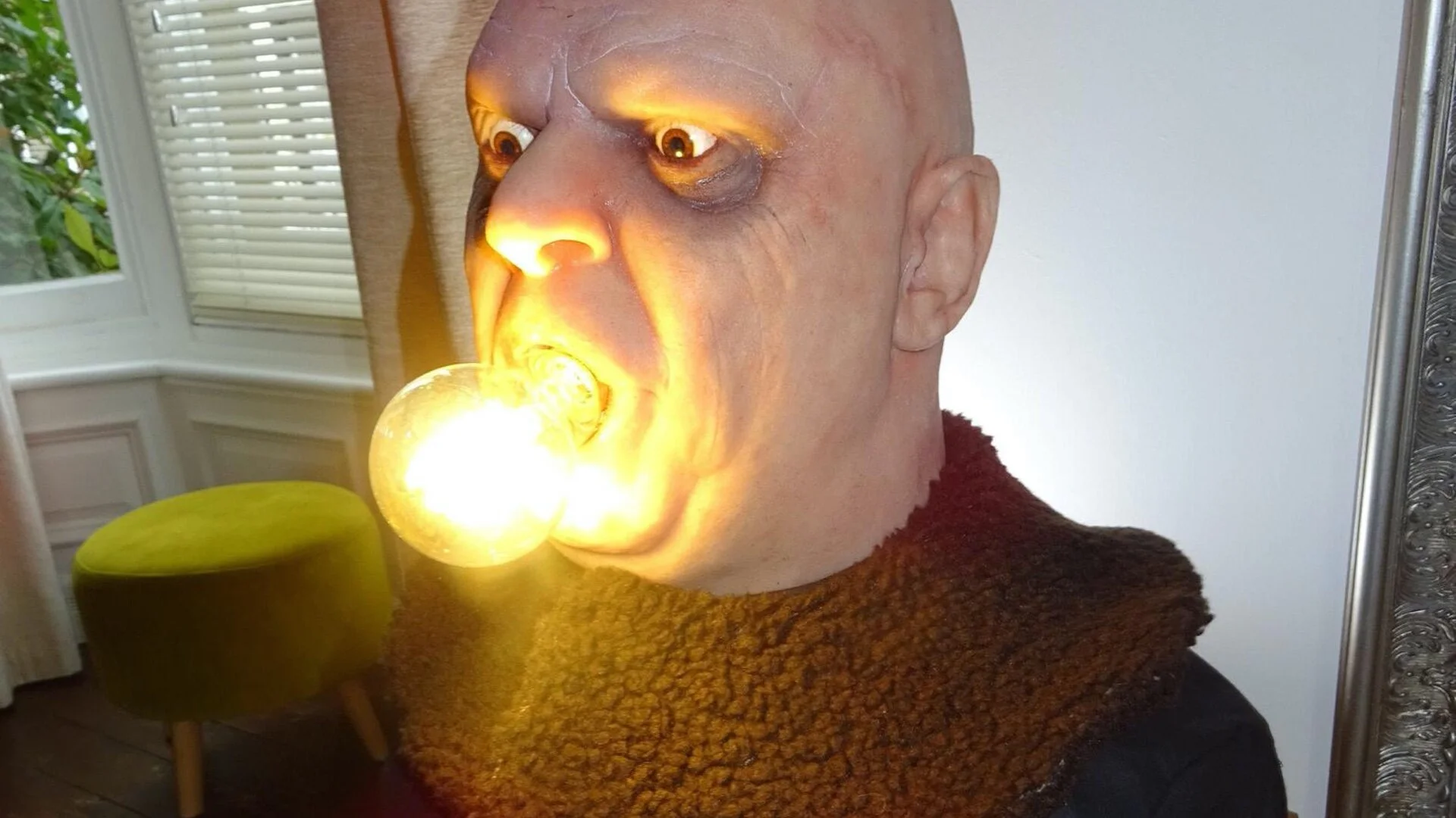 Uncle Fester From THE ADDAMS FAMILY Gets a Life-Size Lamp with a ...