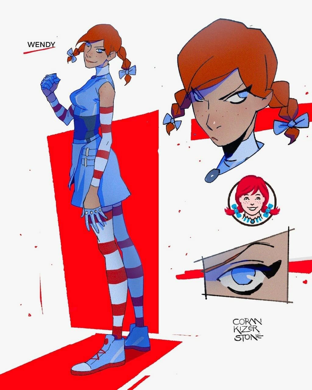 Fast Food Mascots Redesigned As Badass Animated Style Characters — Geektyrant