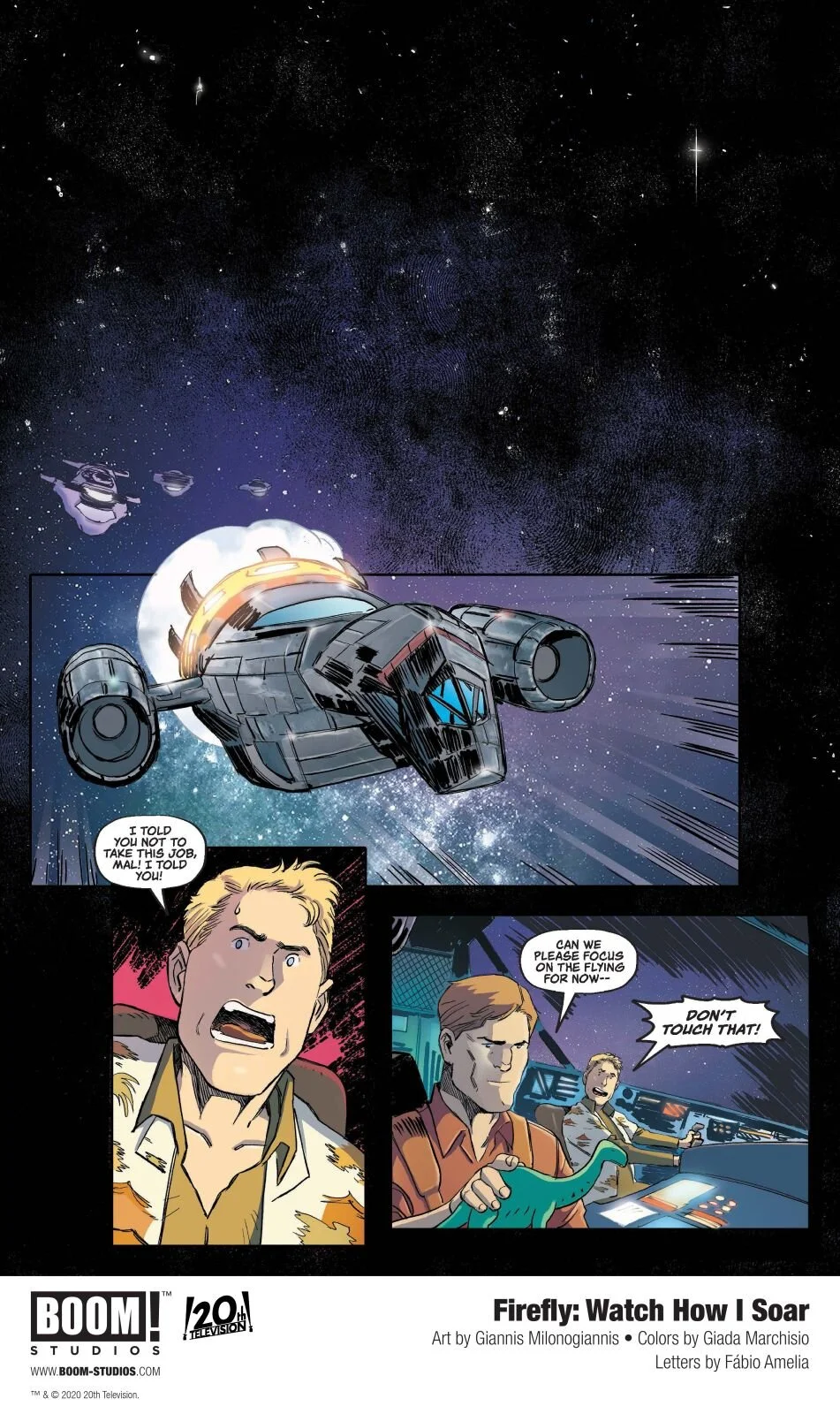 Here's Our First Look at the FIREFLY: WATCH HOW I SOAR Graphic Novel ...