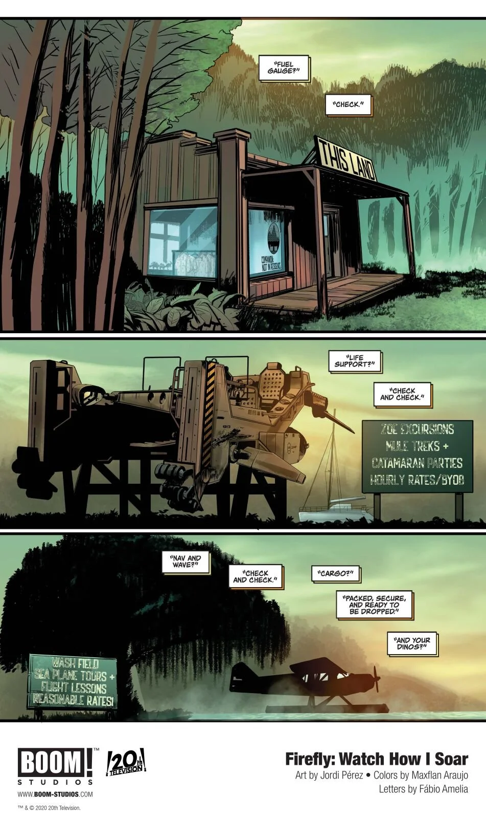 Here's Our First Look at the FIREFLY: WATCH HOW I SOAR Graphic Novel ...