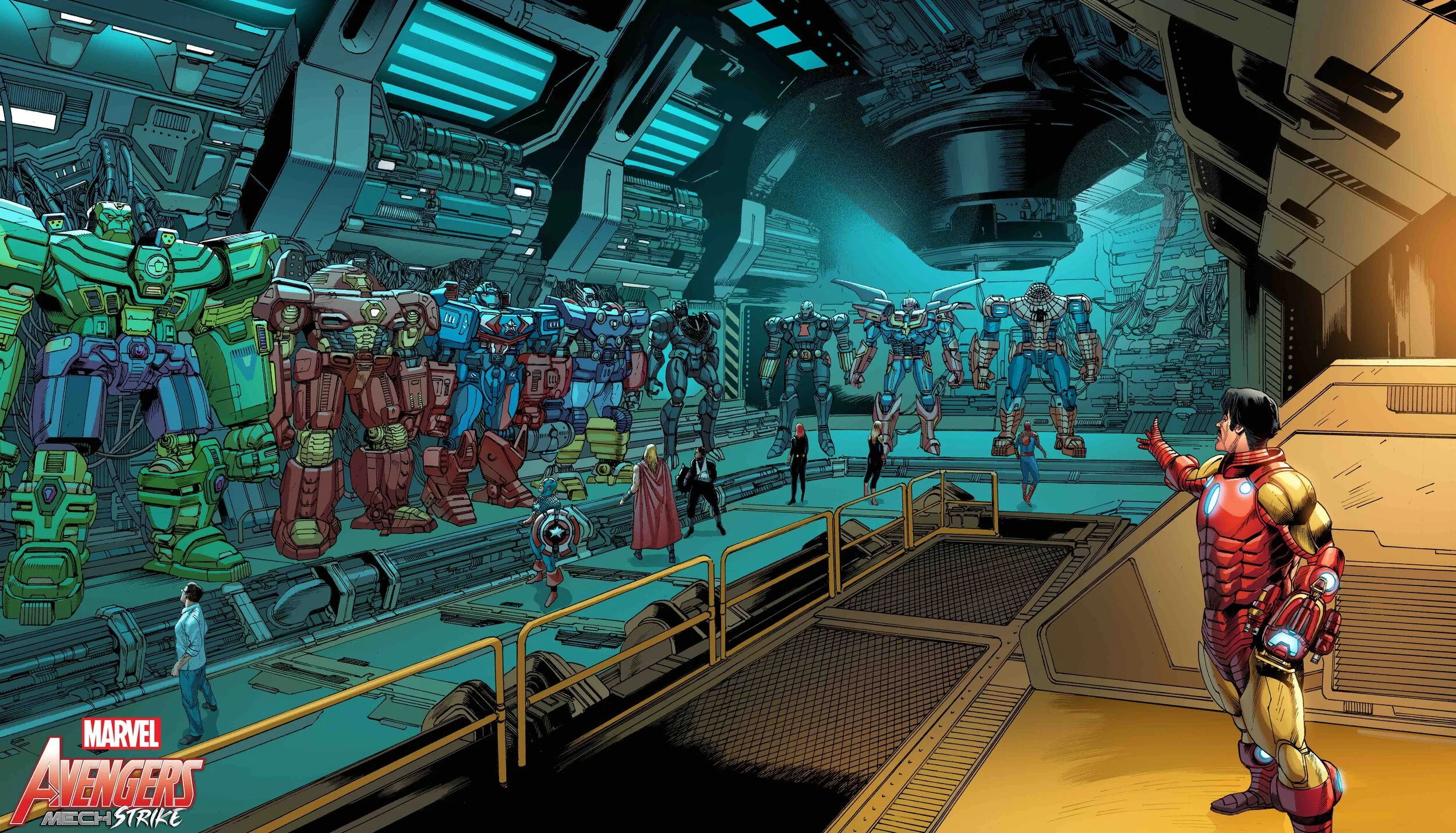 Marvel's Avengers Get Their Own Giant Mech Suits in New AVENGERS MECH ...
