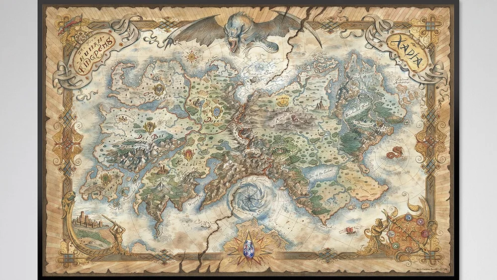 THE DRAGON PRINCE Fans Will Want to Put This Map of Xadia on Their Wall ...