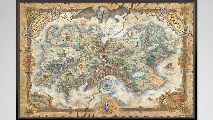 THE DRAGON PRINCE Fans Will Want to Put This Map of Xadia on Their Wall ...