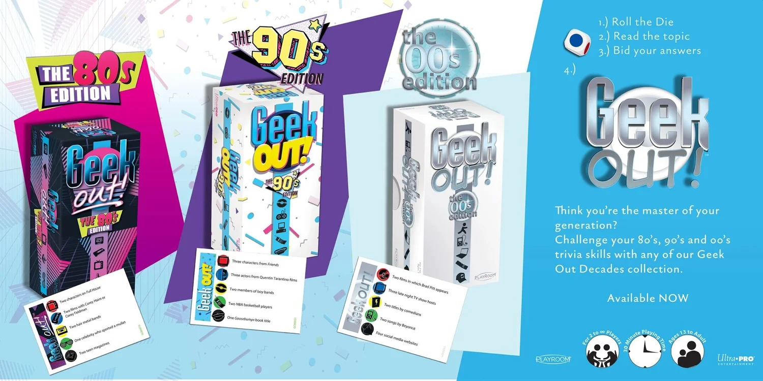 GEEK OUT! Gets New Editions About Different Decades — GeekTyrant