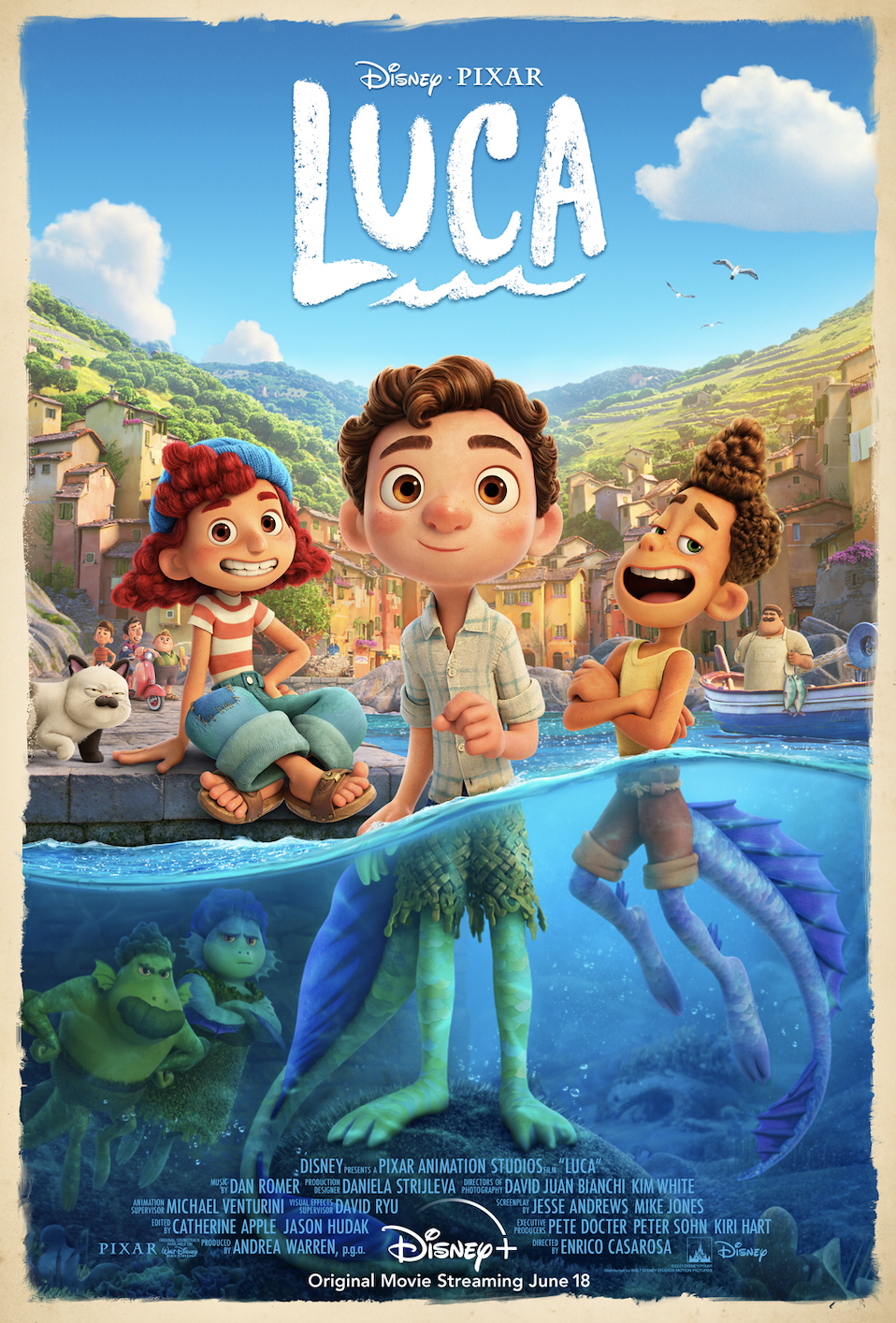 Delightful Full Trailer for Pixar's Fun New Adventure Film LUCA ...