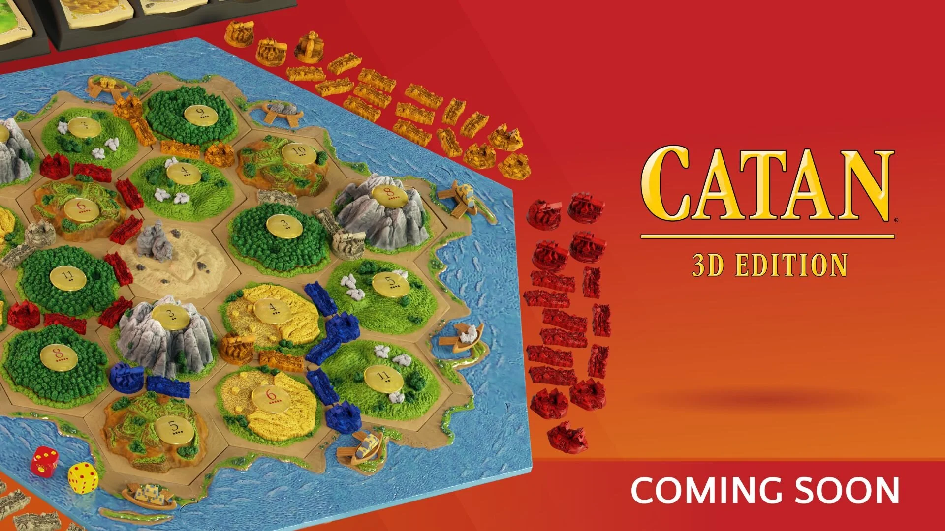 Asmodee Announces CATAN - 3D EDITION with Beautiful Sculpted and Hand ...