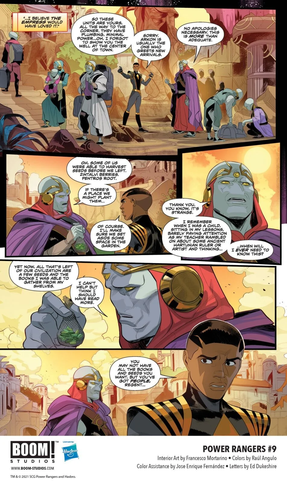 Tensions Are High in Preview for POWER RANGERS #9 — GeekTyrant