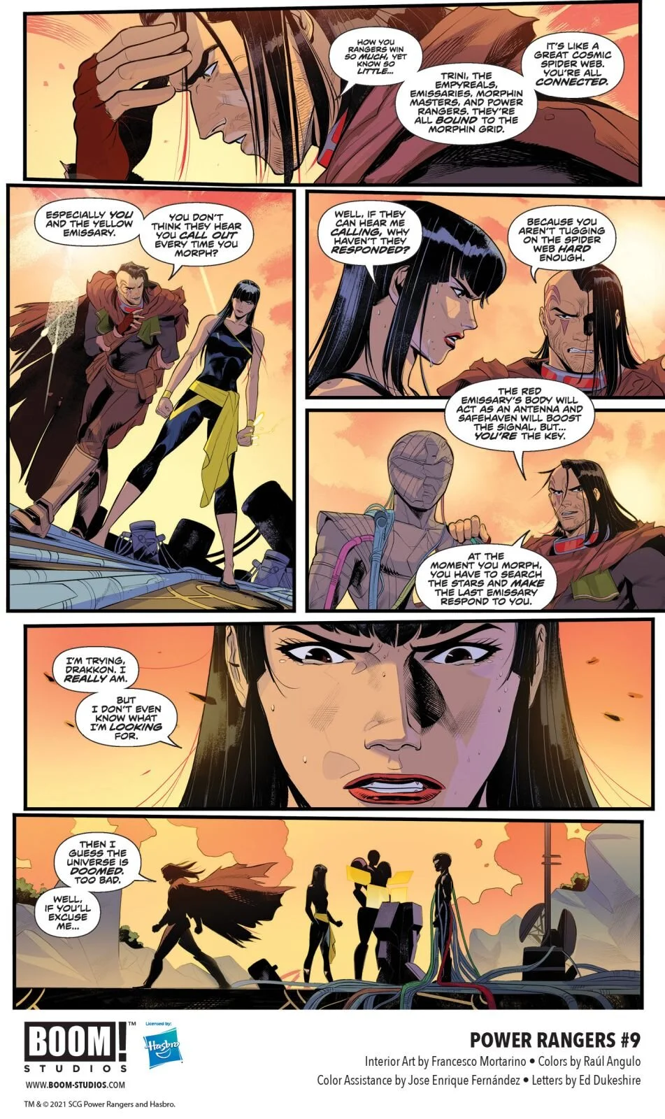 Tensions Are High in Preview for POWER RANGERS #9 — GeekTyrant