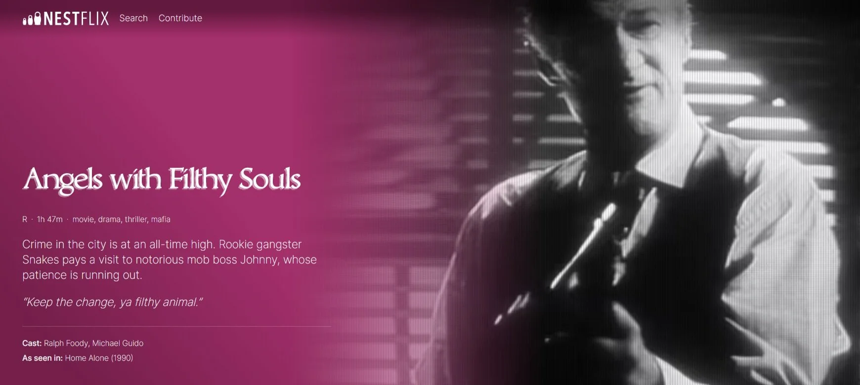 New Fake Streaming Service NESTFLIX Features the Fake Movies and Shows ...