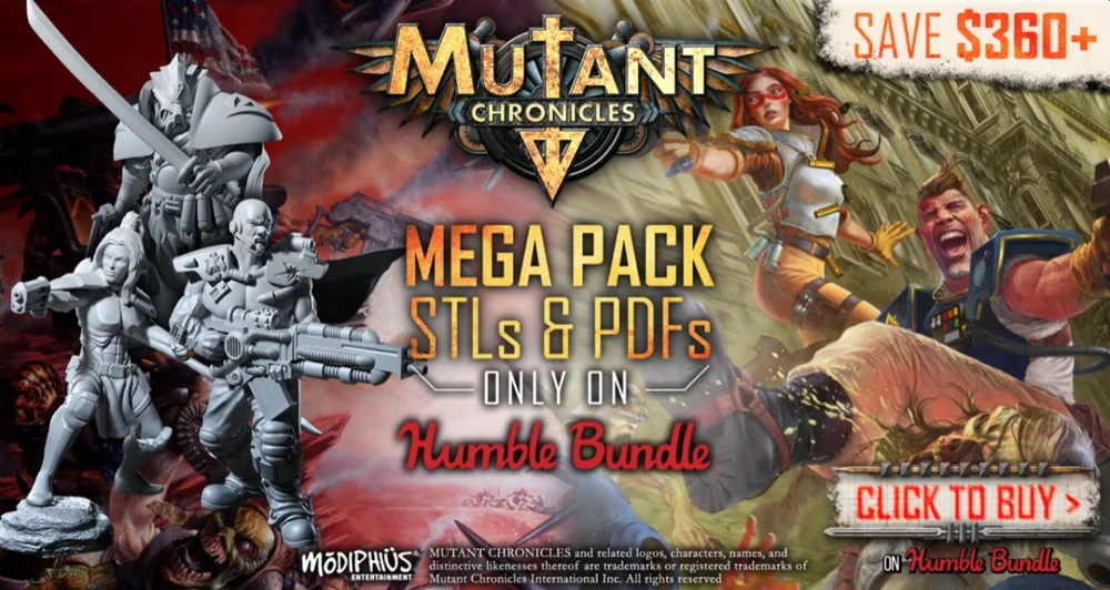 Get Into the Tabletop RPG MUTANT CHRONICLES with a New Humble Bundle ...