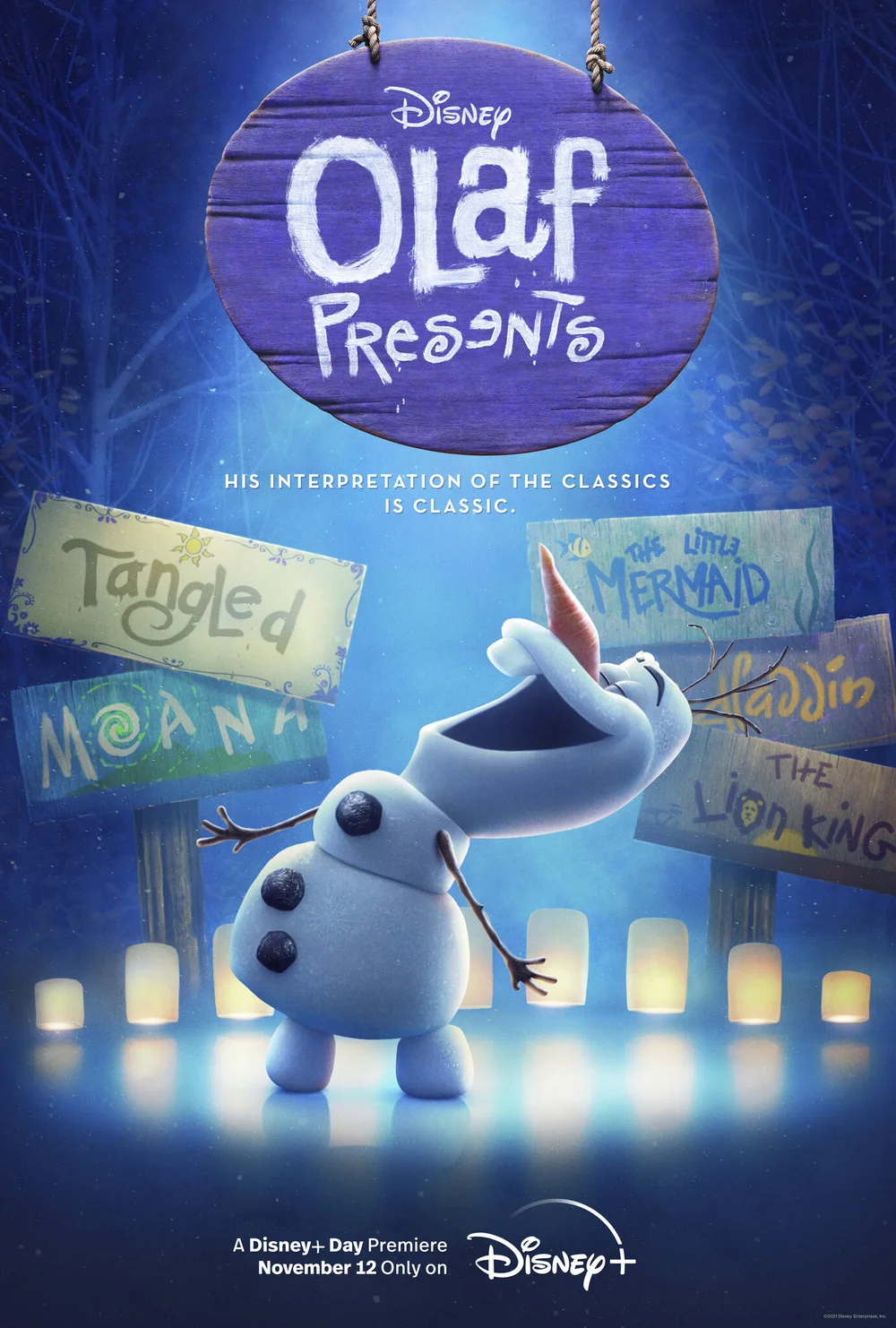 Olaf Retells Classic Disney Stories in Trailer For Disney+'s OLAF ...