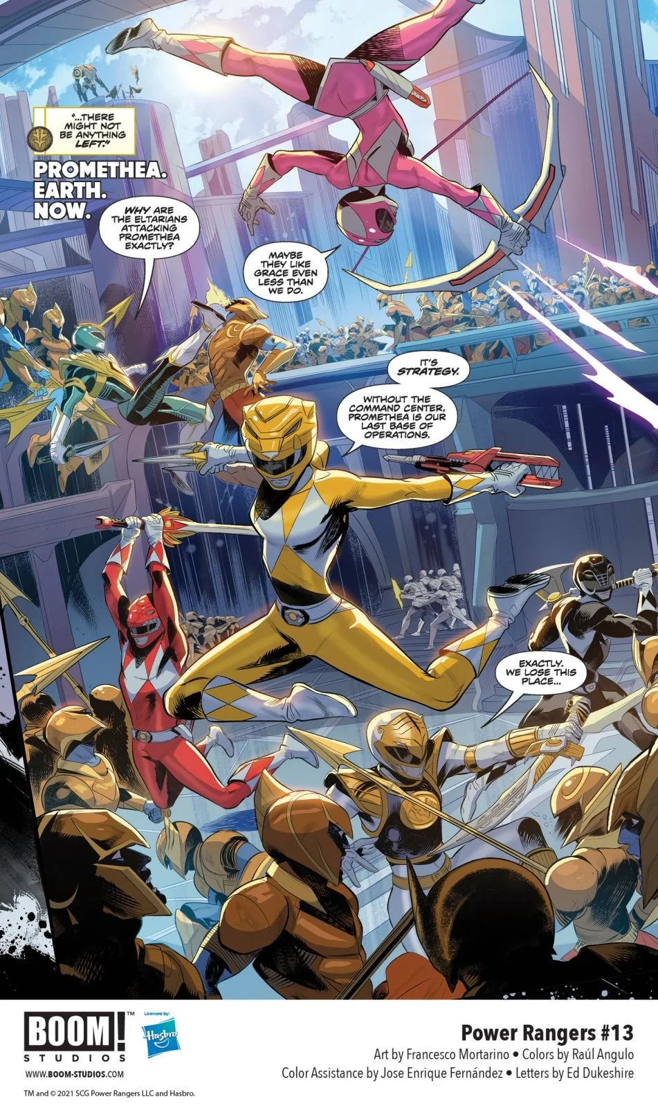 The Omega Rangers Are Called to the Eltarian War in Preview for POWER ...