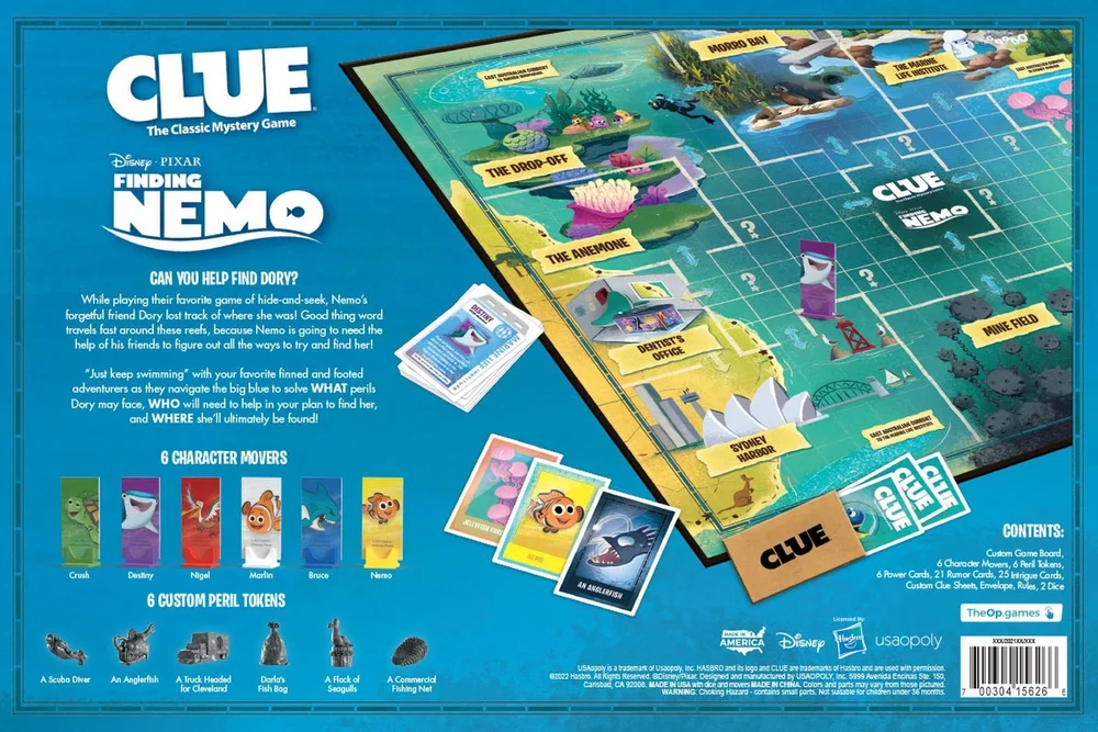 Help Find Dory In New CLUE: FINDING NEMO — GeekTyrant