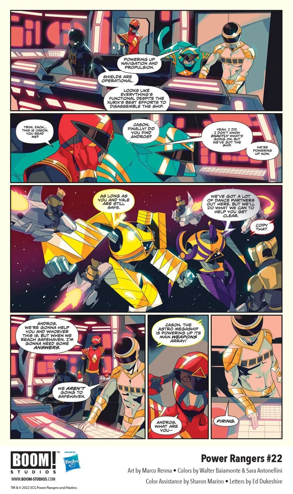 Things Seem Off in Preview for POWER RANGERS #22 as the Series Builds ...