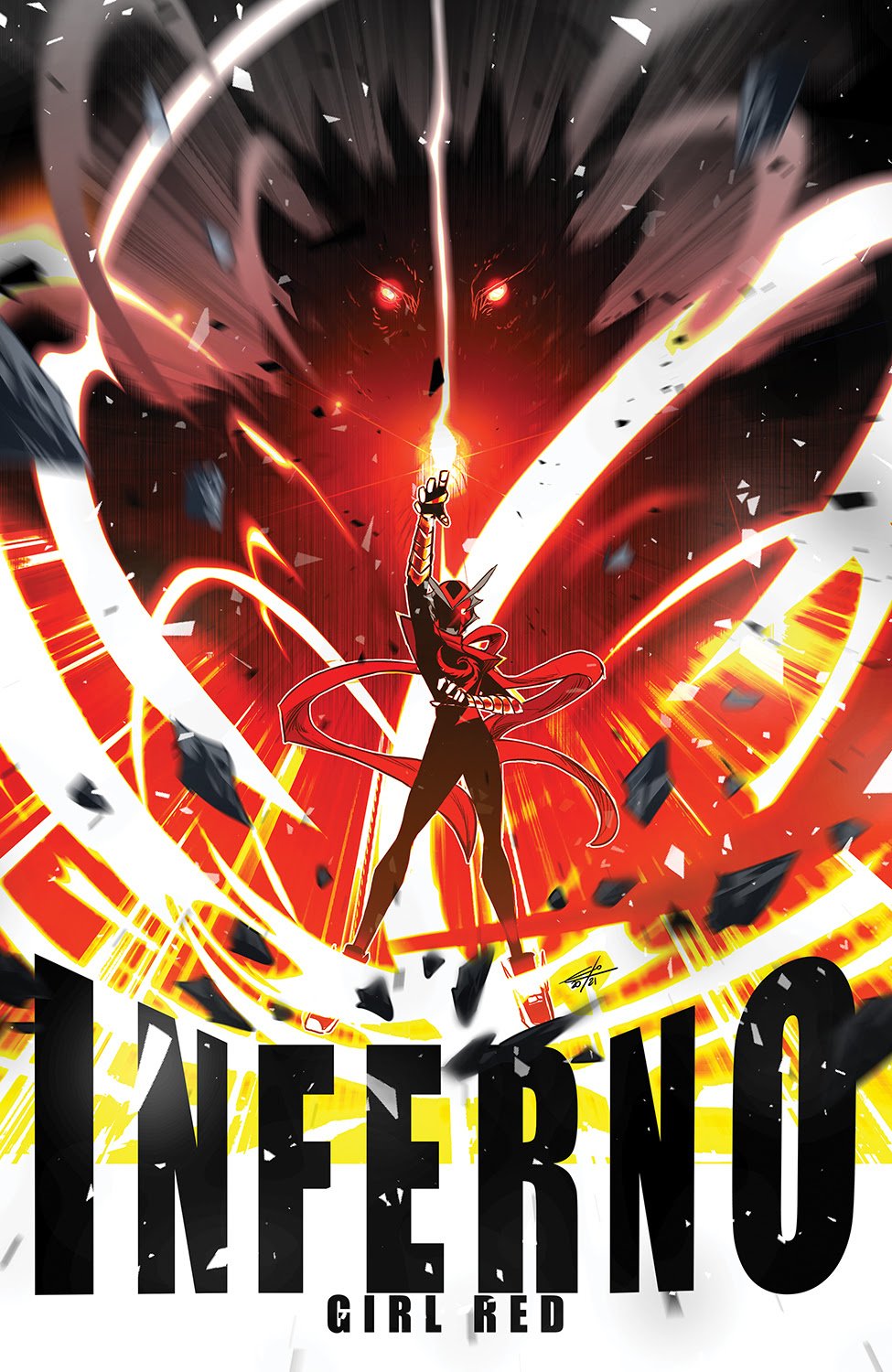 INFERNO GIRL RED is Launching as a Comic Miniseries in January Through ...