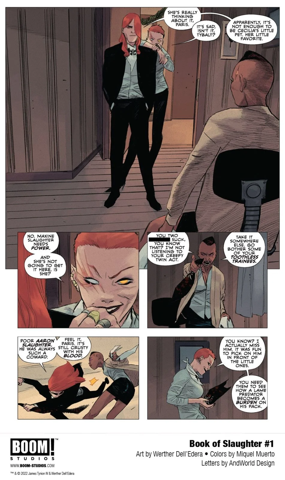 Enjoy a First Look at the BOOK OF SLAUGHTER #1 Special One-Shot ...