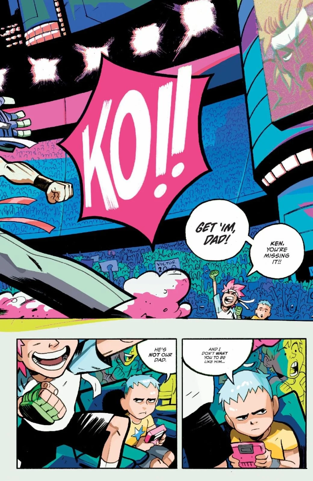 Check Out the Vibrant Artwork for Arcade Kings #1 Comic — GeekTyrant