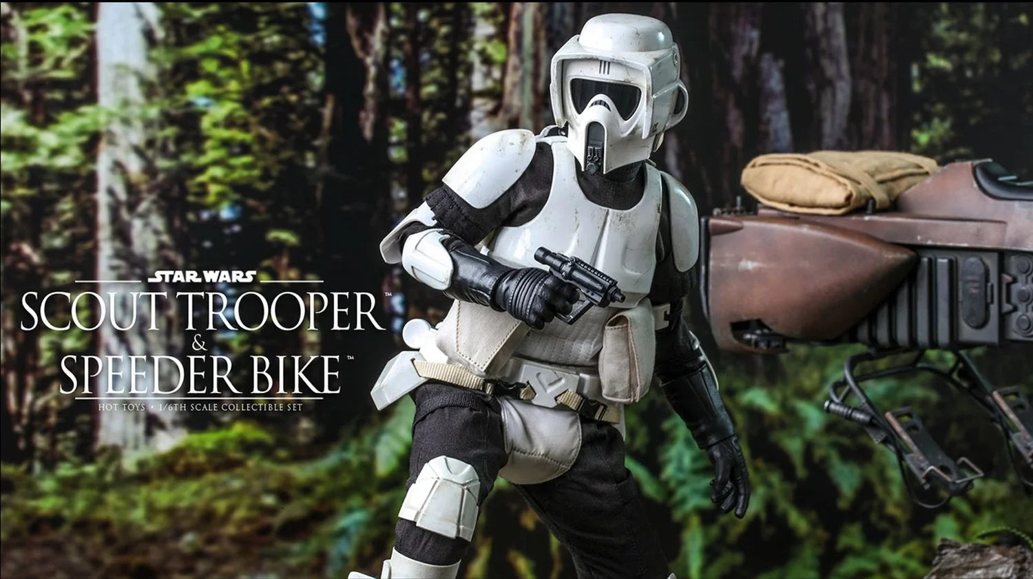 Sideshow Unboxes New Scout Trooper And Speeder Bike Figure From Hot ...