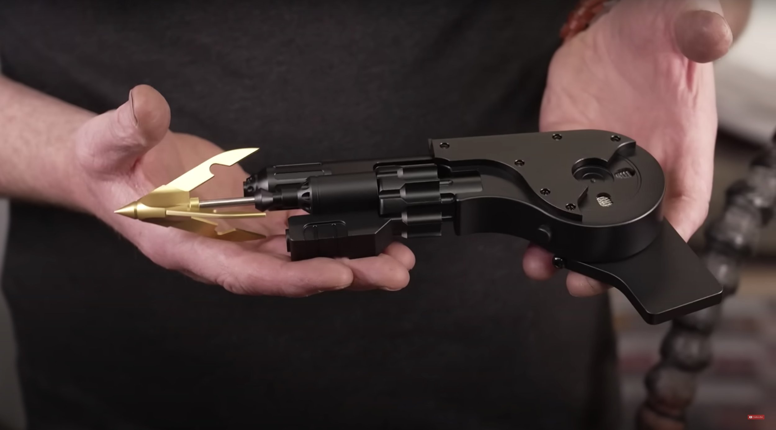 Adam Savage Shows Off an Impressive 1989 BATMAN Modular Grapnel Gun ...