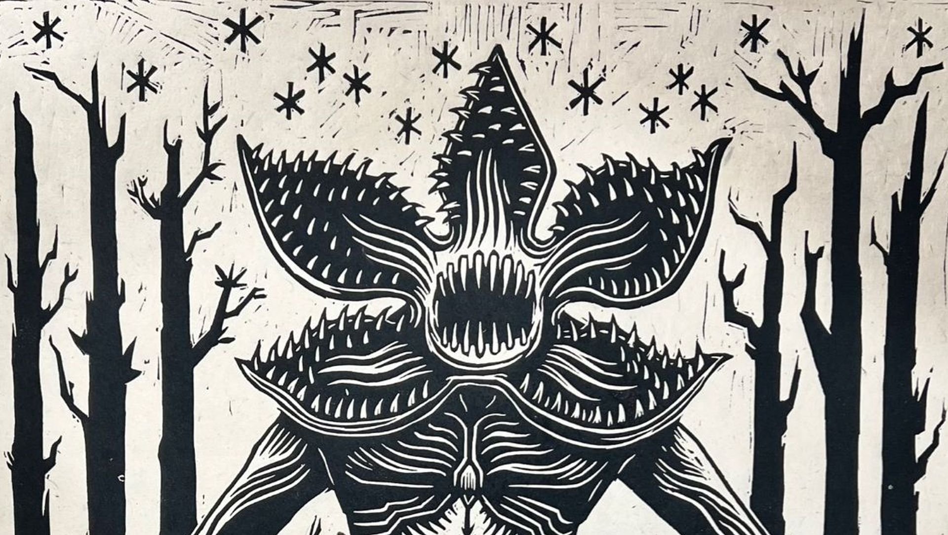 Celebrate STRANGER THINGS Day With New Demogorgon Art Print By Attack ...