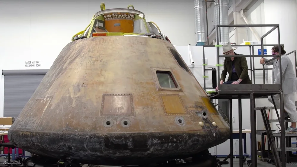Watch Adam Savage as He Explores The Apollo 11 Command Module — GeekTyrant