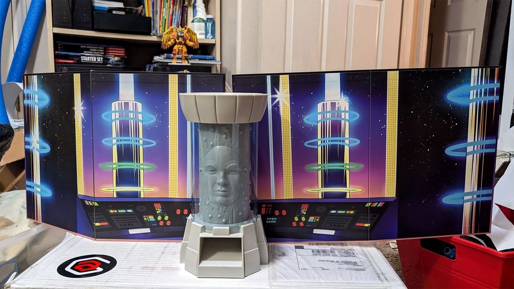 Zordon Dice Tower & GM Screen for Power Rangers Gaming — GeekTyrant