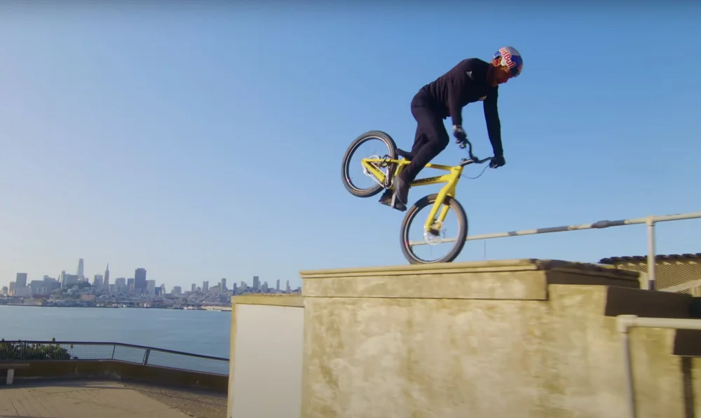 Danny Macaskill Performs Amazing Bike Stunts Around The City of San ...