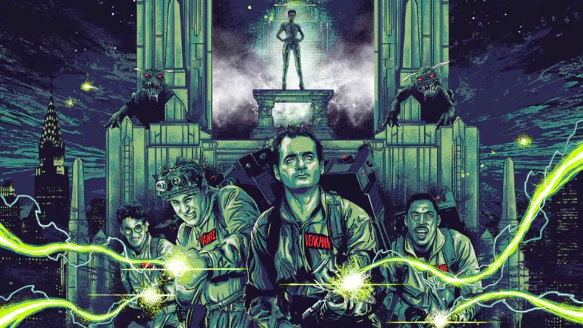 GHOSTBUSTERS Poster Art Created By Artist Vance Kelly — GeekTyrant