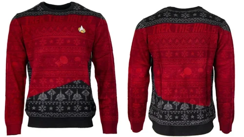 This is The Perfect Geeky STAR TREK Knitted Christmas Sweater — GeekTyrant