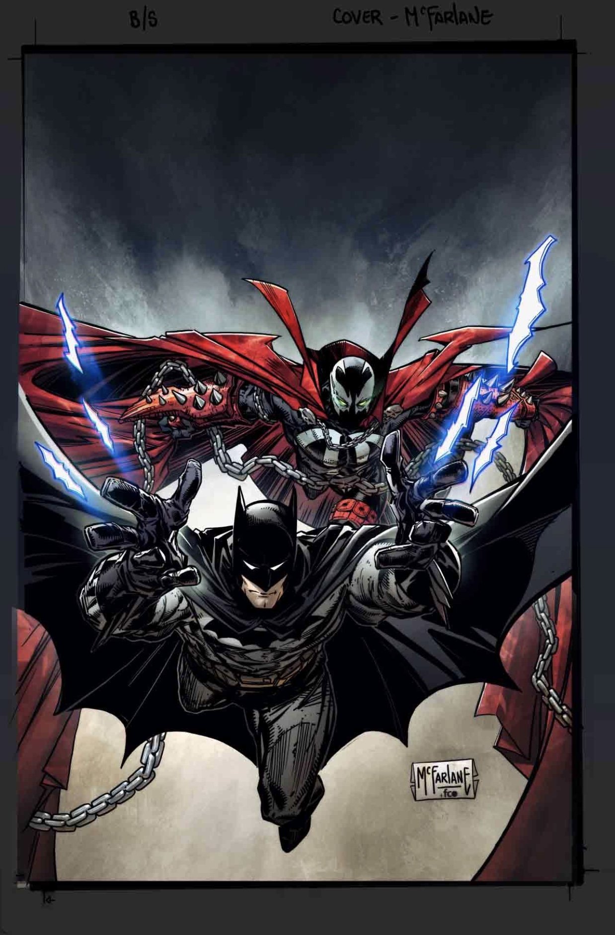 Todd McFarlane Reveals Variant Cover For BATMAN/SPAWN #1 — GeekTyrant