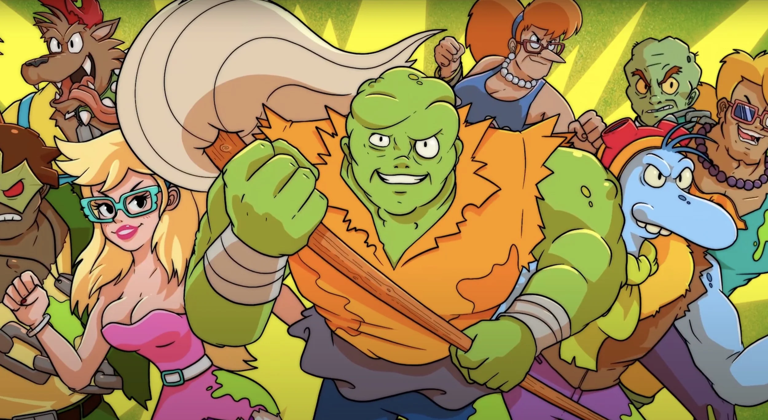 Awesome Trailer for the TOXIC CRUSADERS Action Beat 'Em-Up Video Game ...